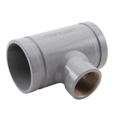 TruLink Reducing Tee with Couplings - TruLink Compressed Air Piping